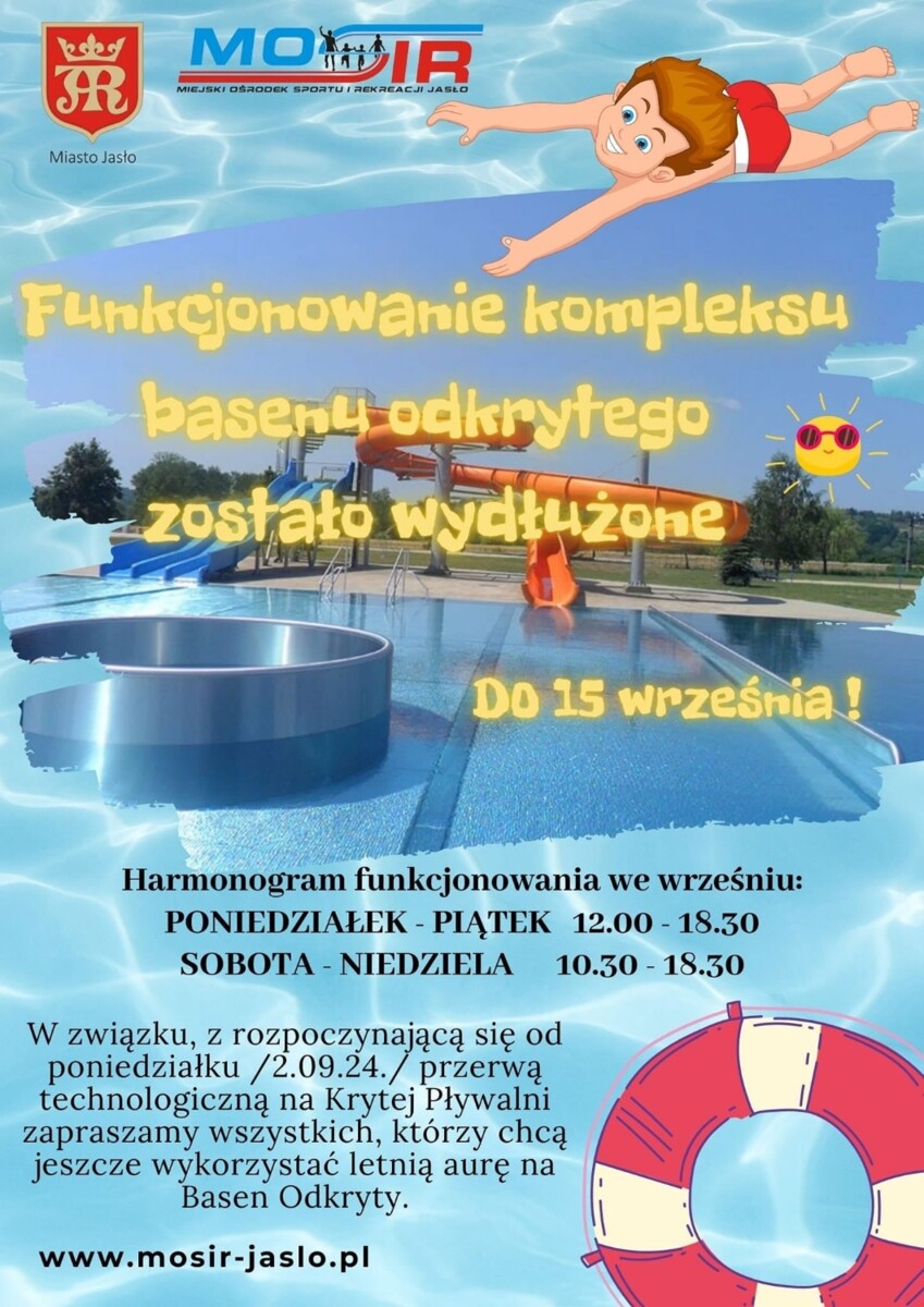 Basen otwarty będzie czynny do 15 września :: Rozmaitości i ciekawostki ...